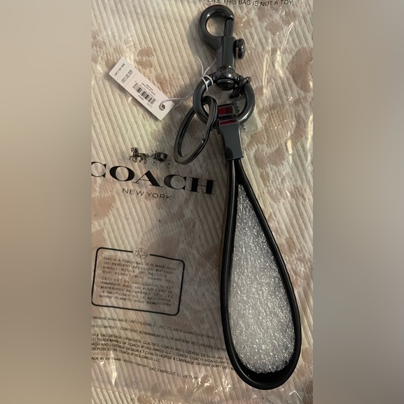 Coach | Accessories | Coach Loop Key Fob In Signature Canvas | Poshmark